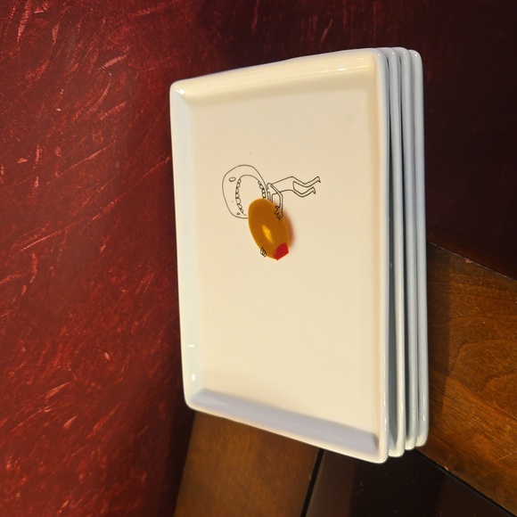 Crate&Barrel | Kitchen | Crate Barrel 2 Cb2 Oliver Appetizer Plates Set ...